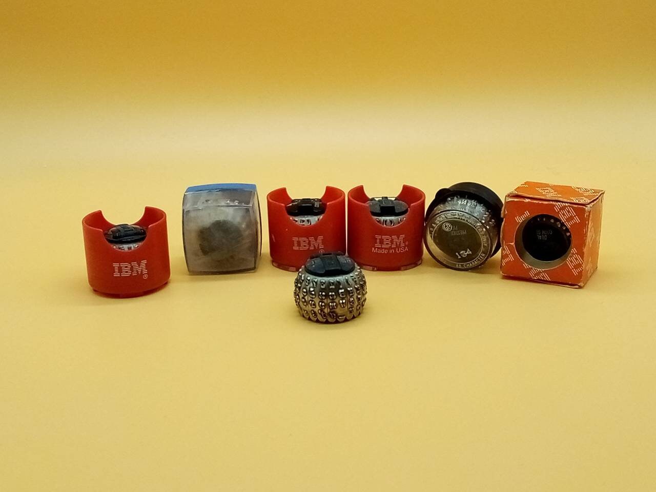 Vintage IBM Typewriter Character Ball Lot of 7 - Etsy