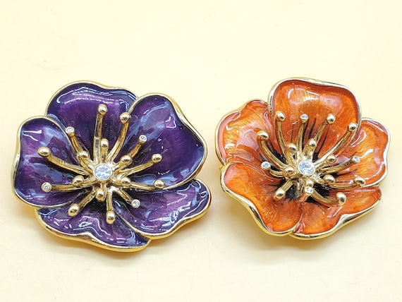 Jewelled poppy brooch store