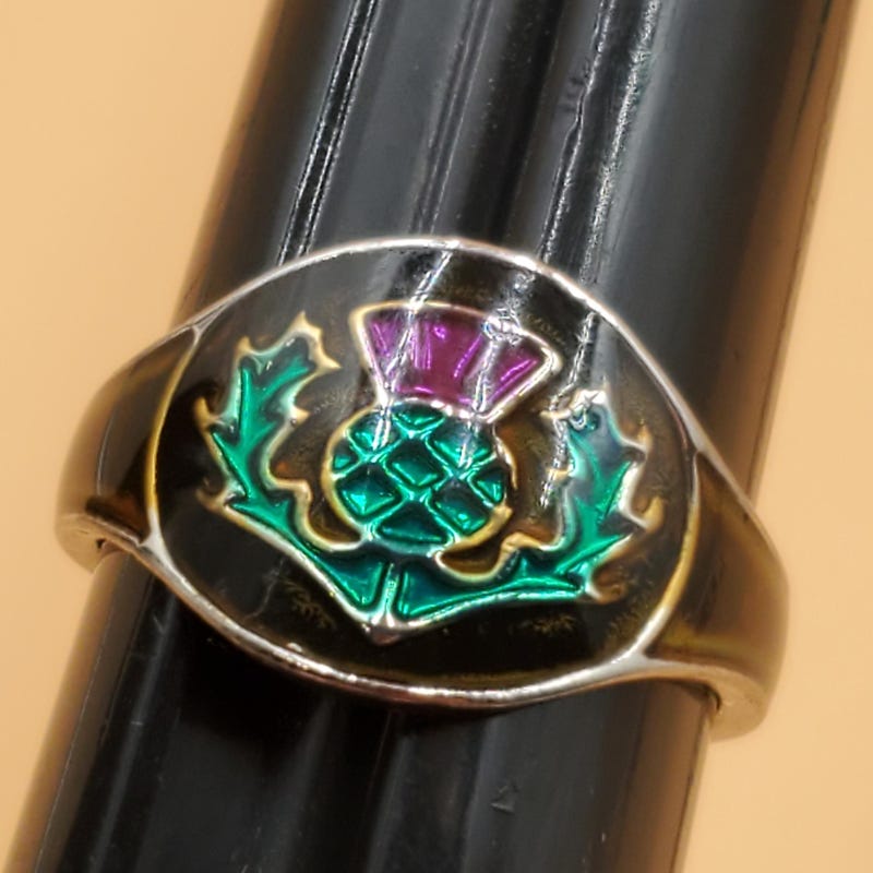 Thistle Ring - Etsy