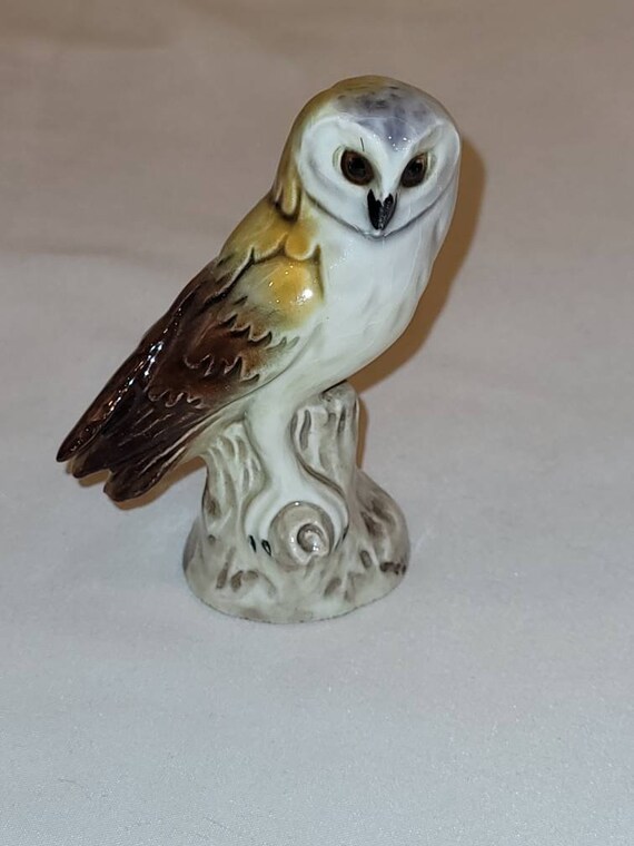 Vintage Goebel West Germany Porcelain Owl | Etsy