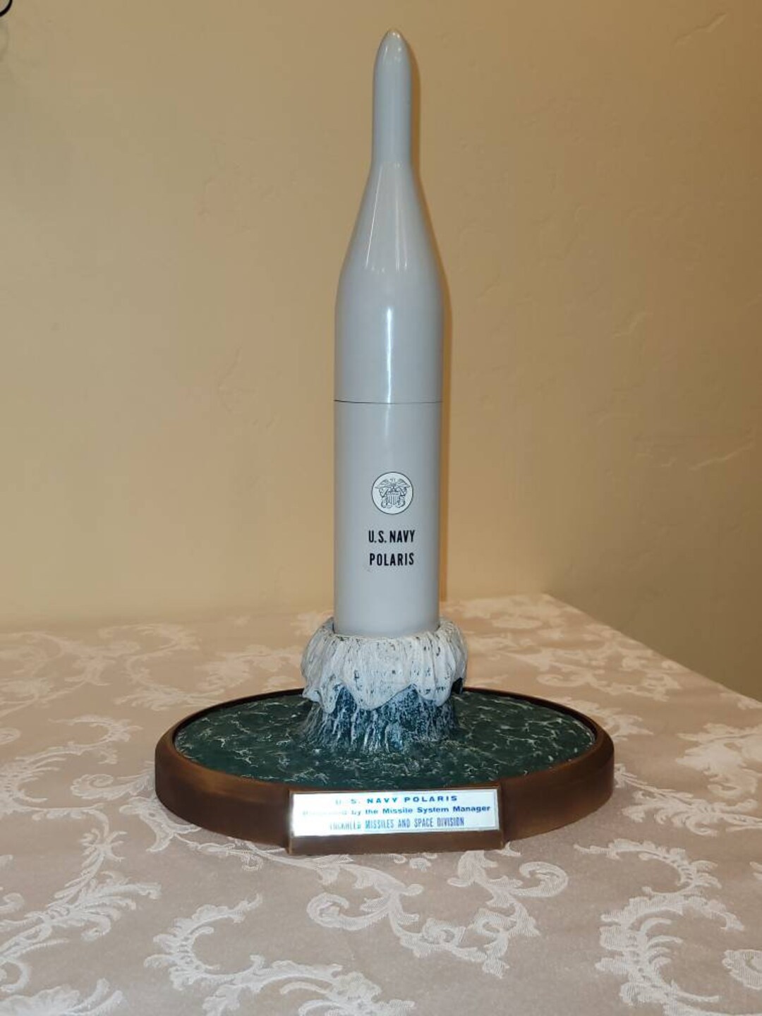 Very Rare US NAVY Polaris Lockheed Missiles & Space Division Desktop ...