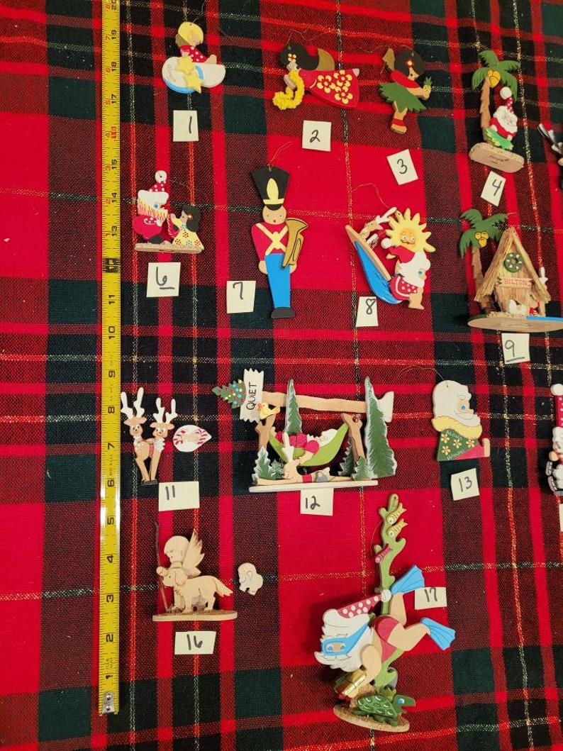 Vintage Emgee Hawaiian Christmas Ornaments Select Styles - Etsy