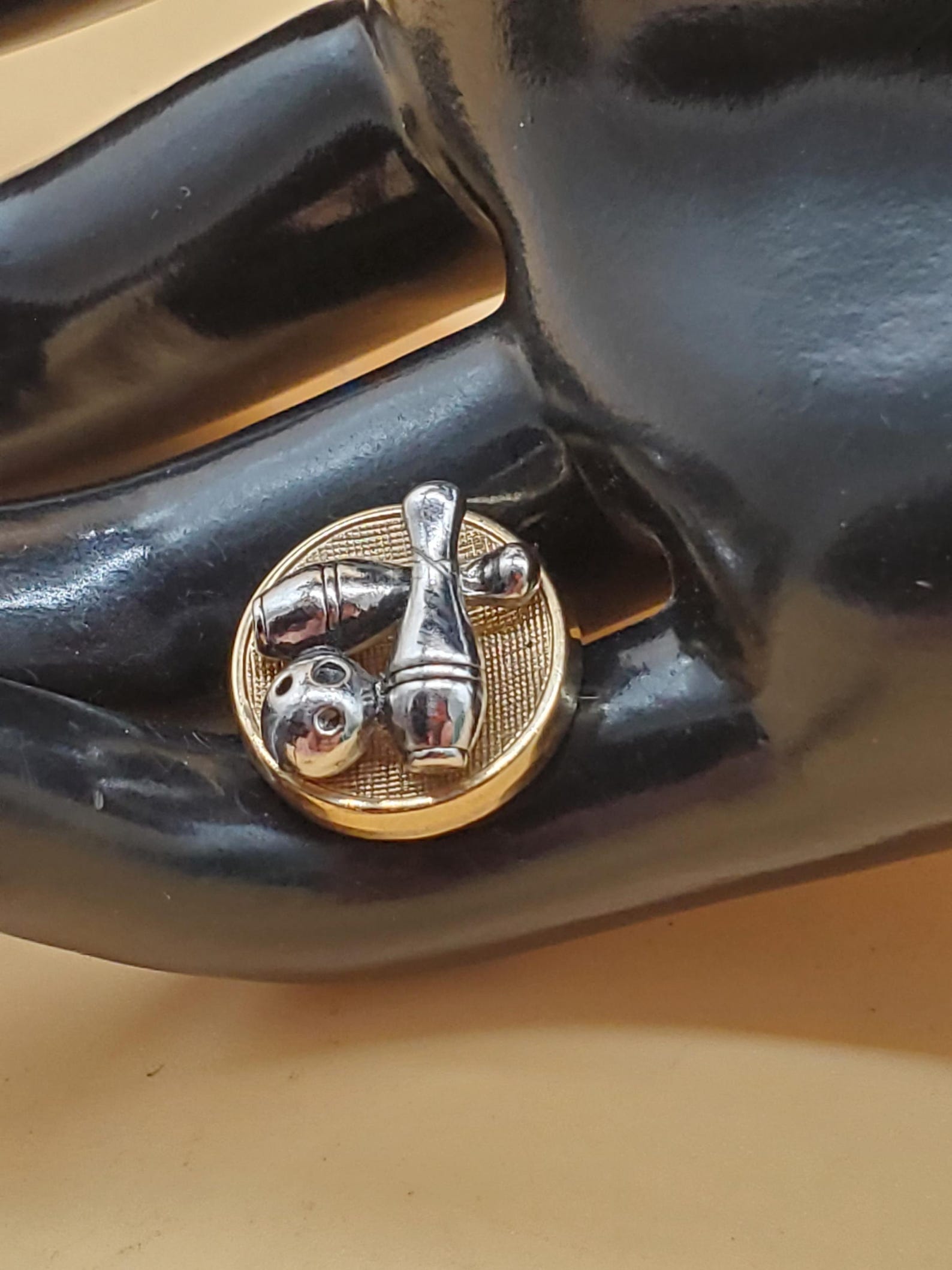 Vintage 2 Tone Bowling Pins and Ball Tie Tack Lapel Pin - Etsy