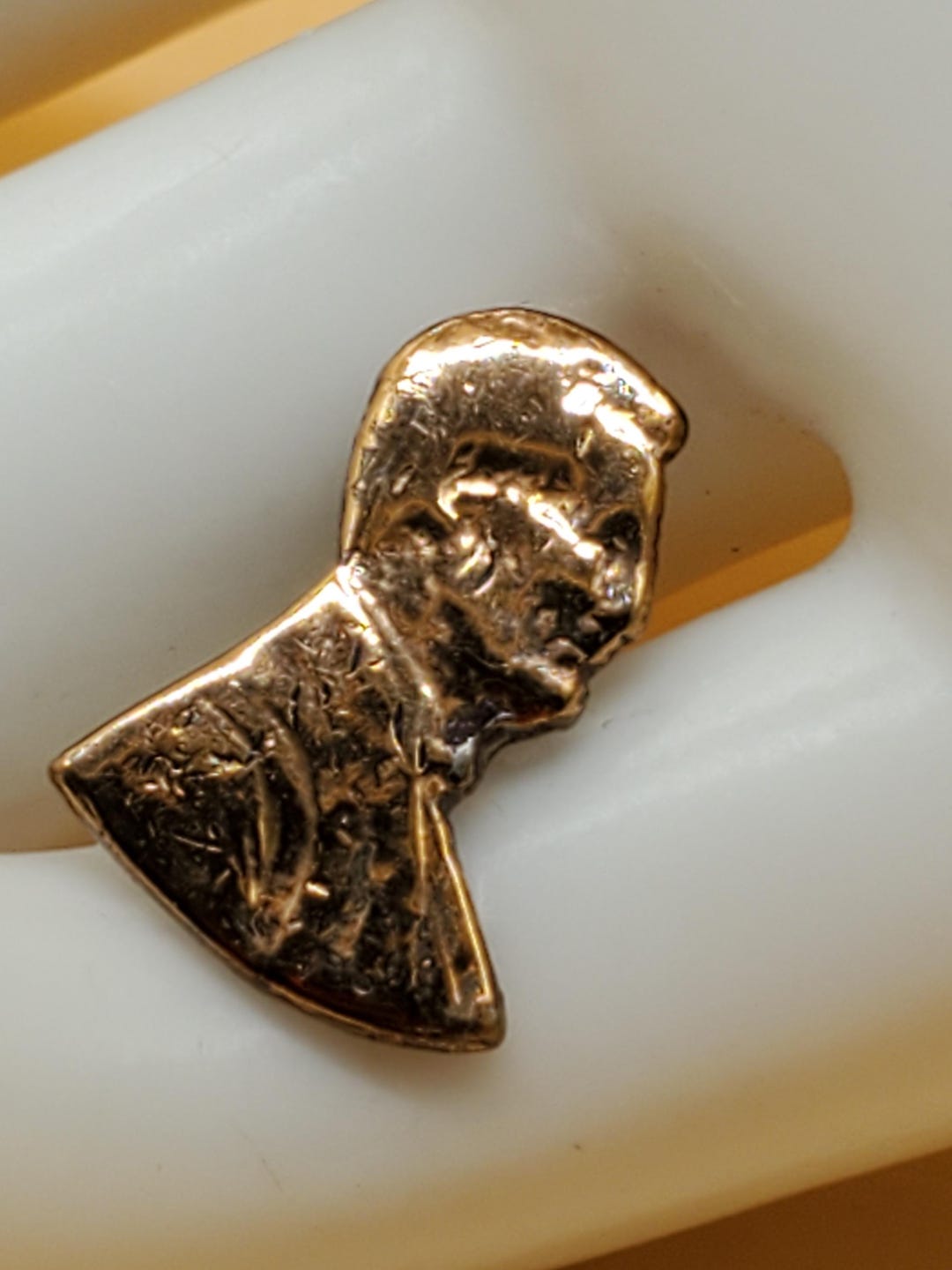 Vintage Cutout Abraham Lincoln Head Lapel Pin - Etsy