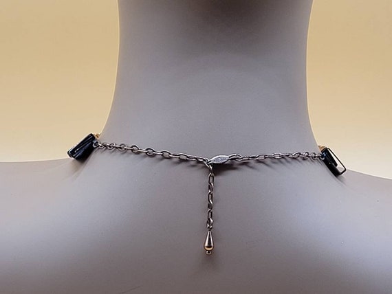 Vintage Renior copper slitted panel link choker neckl… - Gem