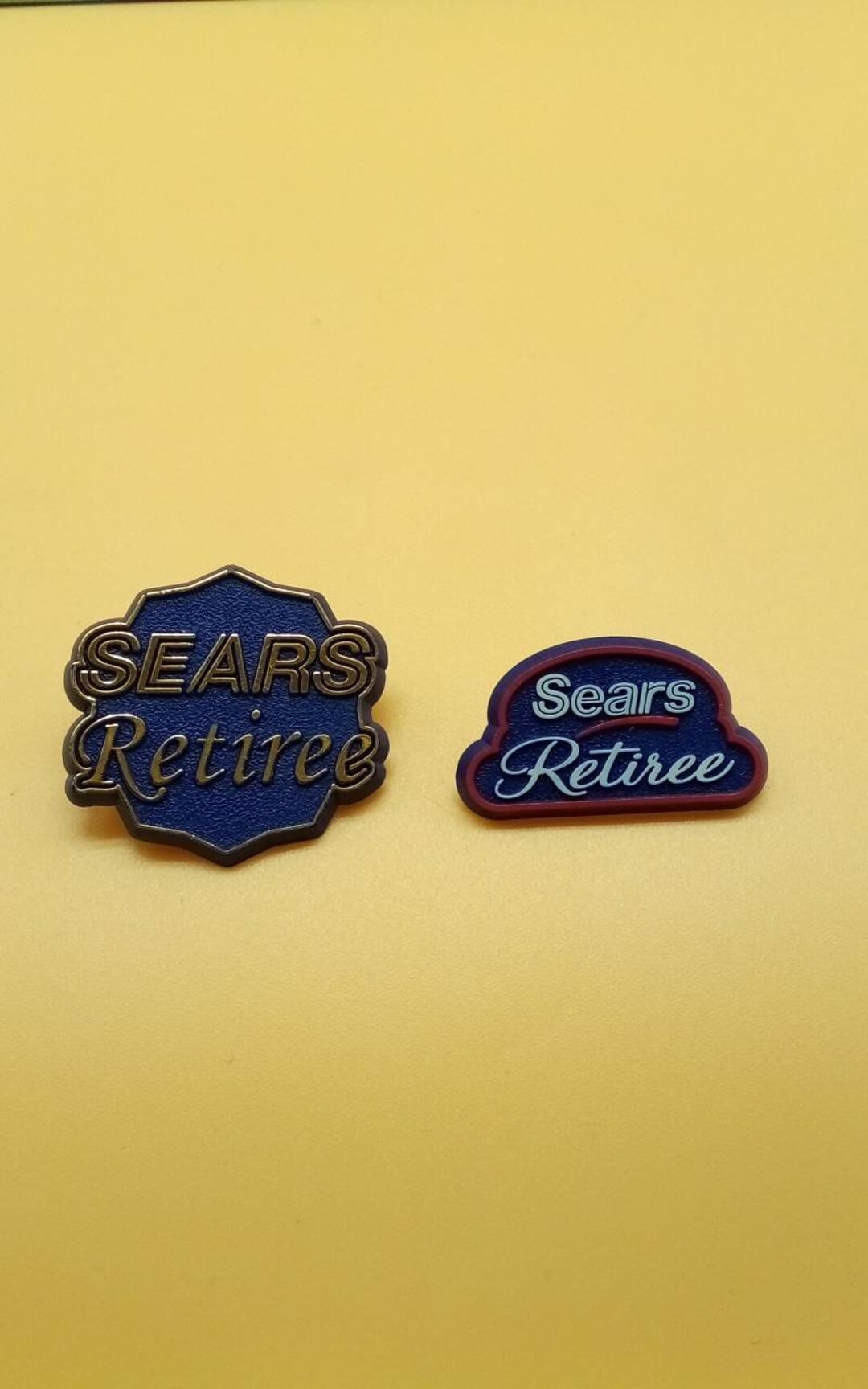Vintage Sears Retiree Pin, Select Styles - Etsy