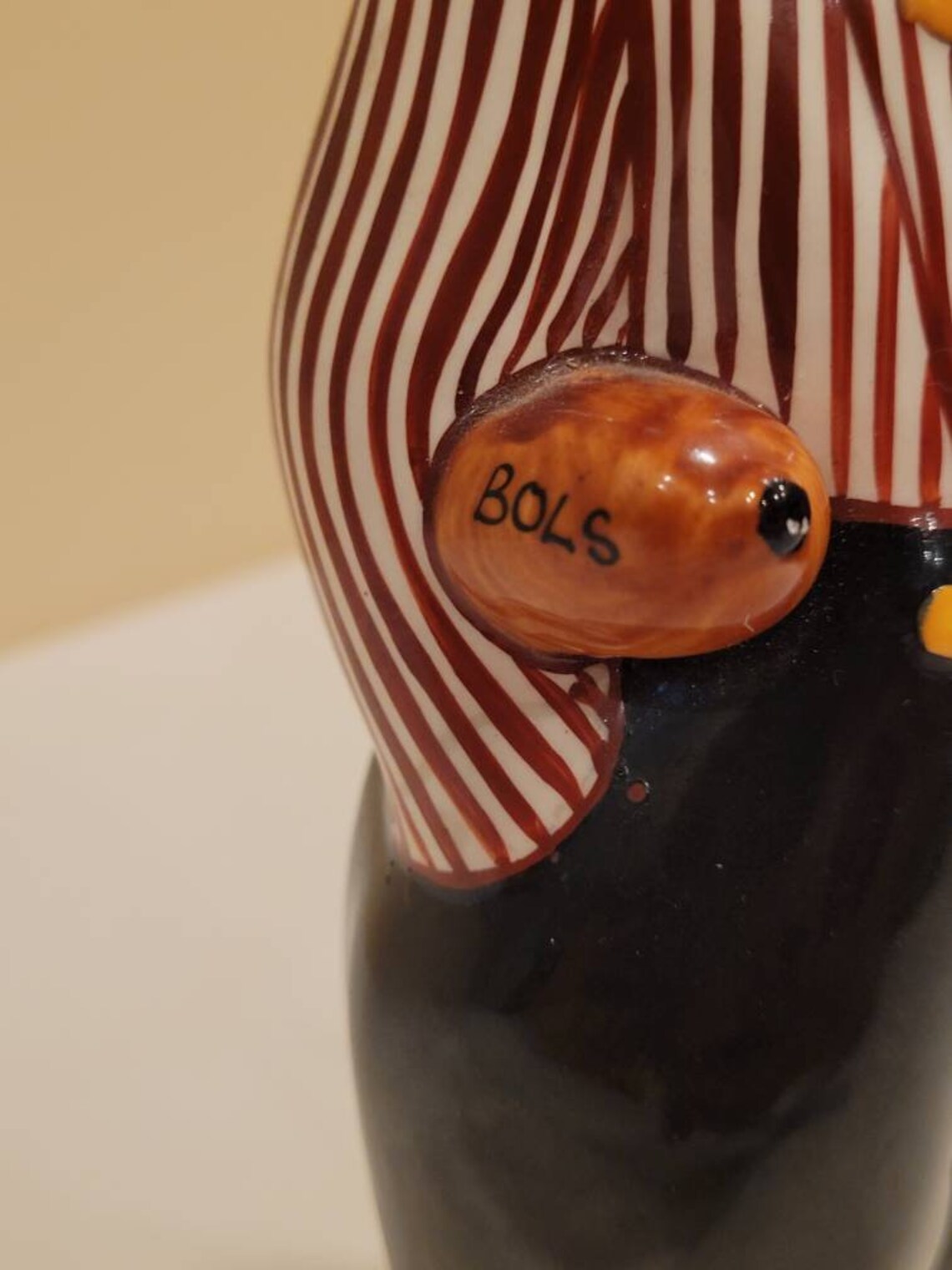 Vintage BOLS Painted Ceramic Dutch Boy Style Decanter - Etsy