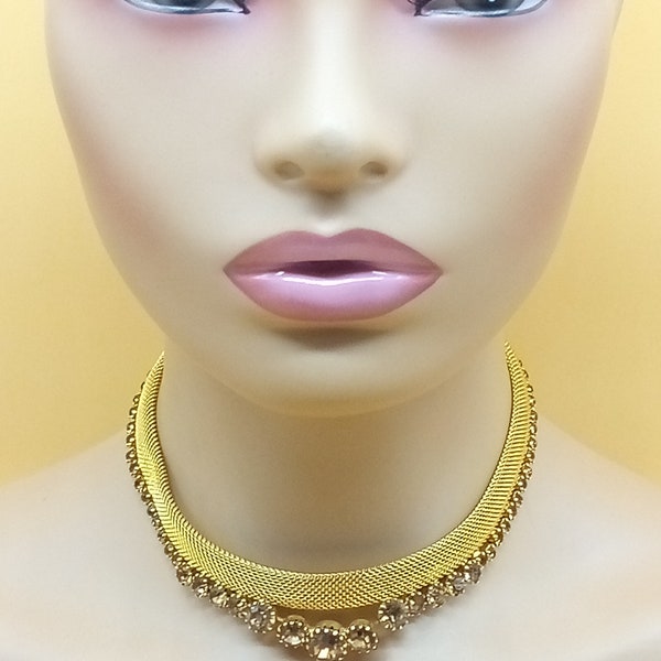 Metal Mesh Necklace - Etsy