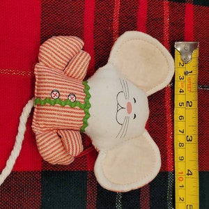 1981 Hallmark Cloth Mouse Ornament - Etsy