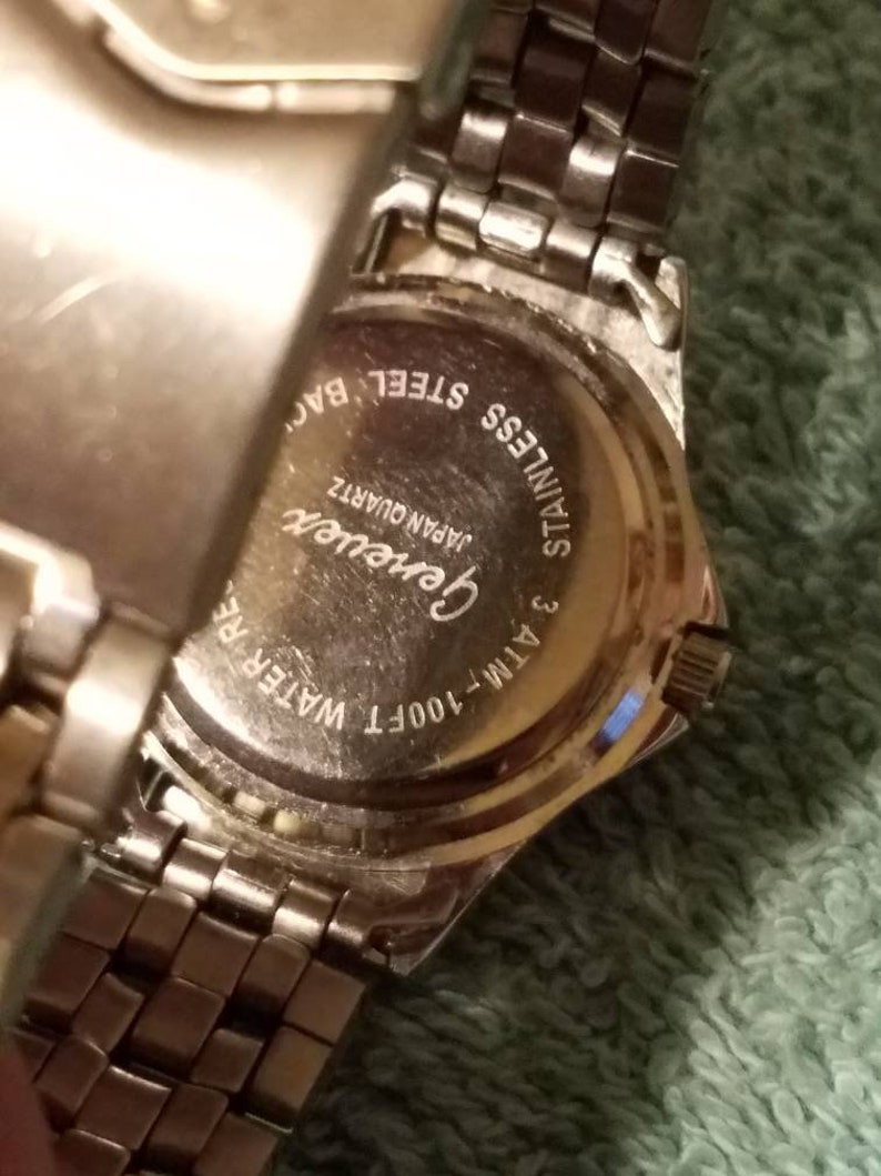 Vintage Geneva Quartz 3ATM-100FT Water Resistant Japan watch | Etsy