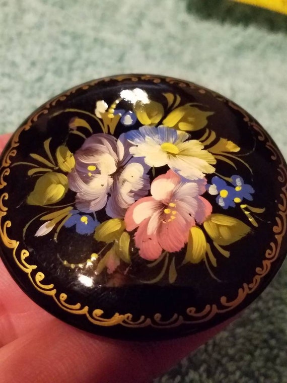 vintage hand made lacquer - Gem