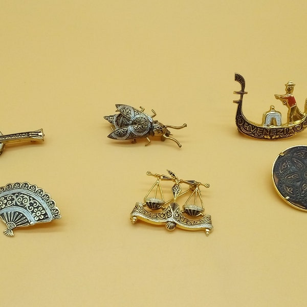 Damascene Pin - Etsy