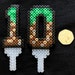 Handmade Minecraft Themed Numbered Cake Toppers 5,6,7,8,9,10,11,12 ...