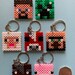 Minecraft Themed Keyrings Handmade. Party Loot Bag Fillers X1 - Etsy UK