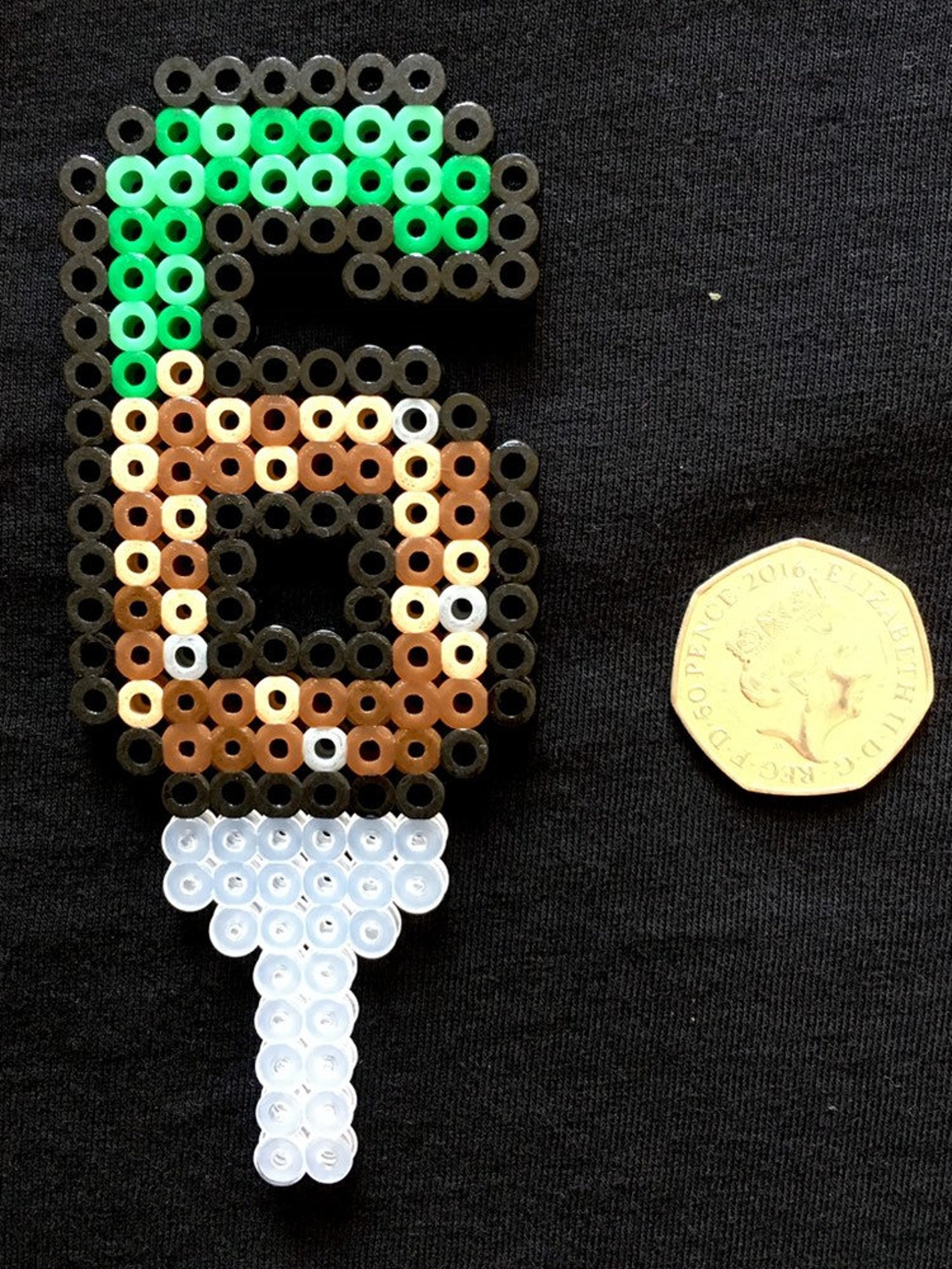 Handmade Minecraft Themed Numbered Cake Toppers 5,6,7,8,9,10,11,12 ...