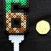 Handmade Minecraft Themed Numbered Cake Toppers 5,6,7,8,9,10,11,12 ...