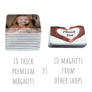 Birthday Magnets Party Favor Magnet Personalized Photo Guest Gift - Etsy