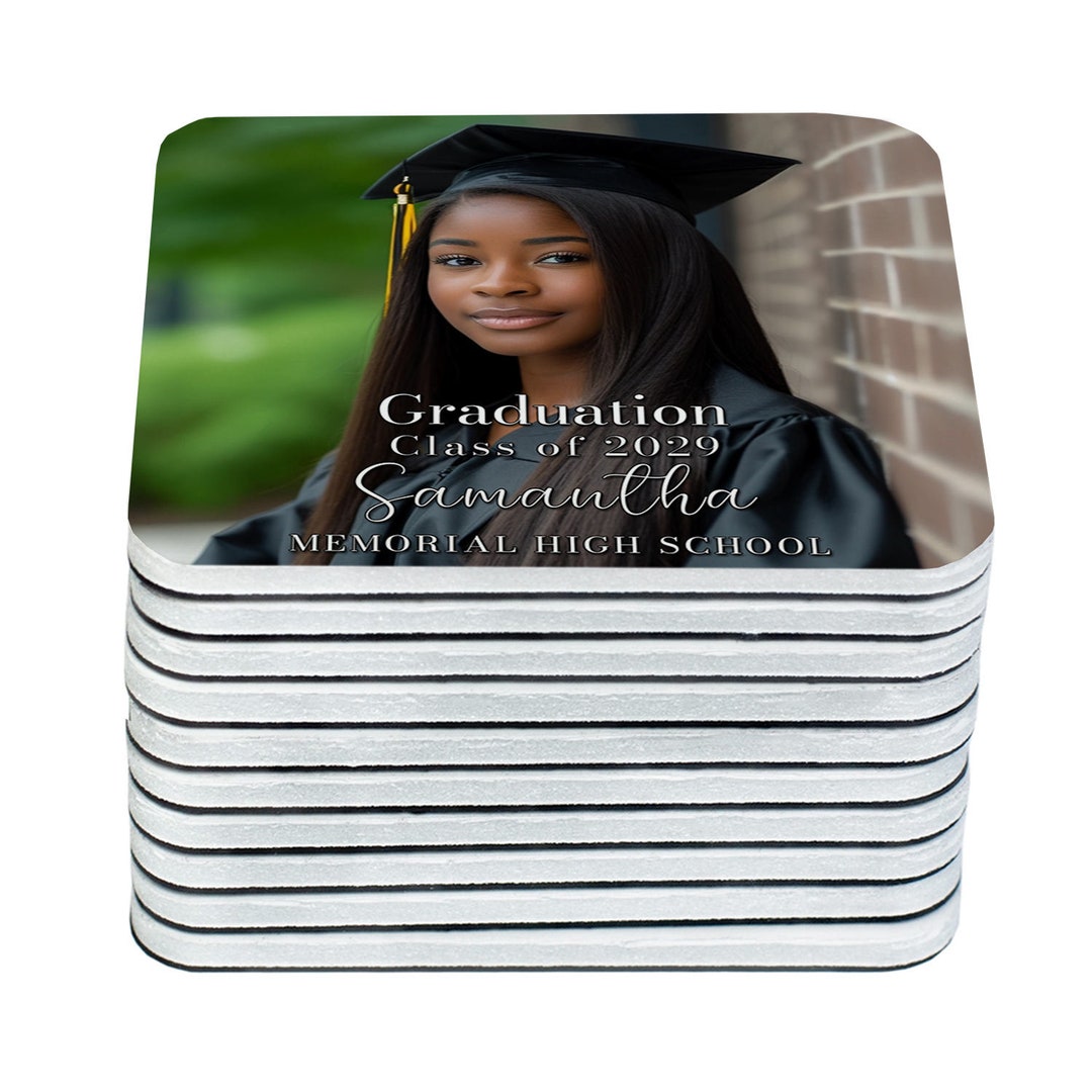 Graduation Magnets for Guest Class of 2025 Personalized Photo Graduate ...