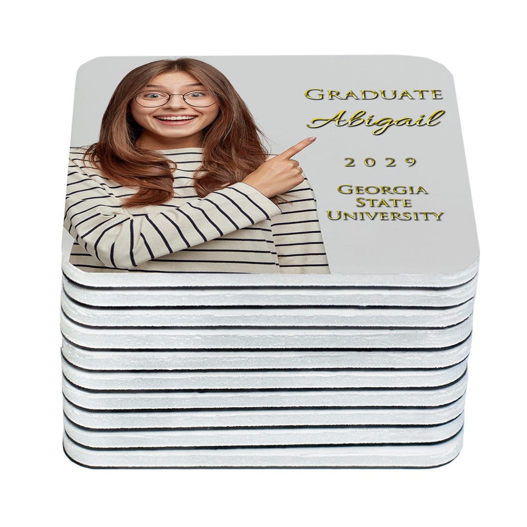 Graduation Magnets for Guest Class of 2025 Personalized Photo Graduate ...
