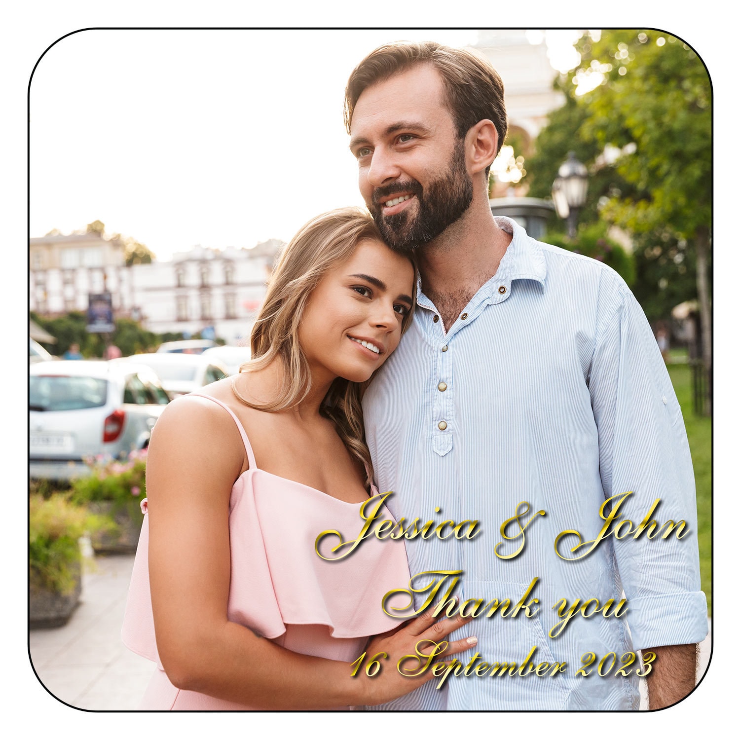 Photo Magnets, Thank You Magnets, Personalized Wedding Favors, Thick - Etsy