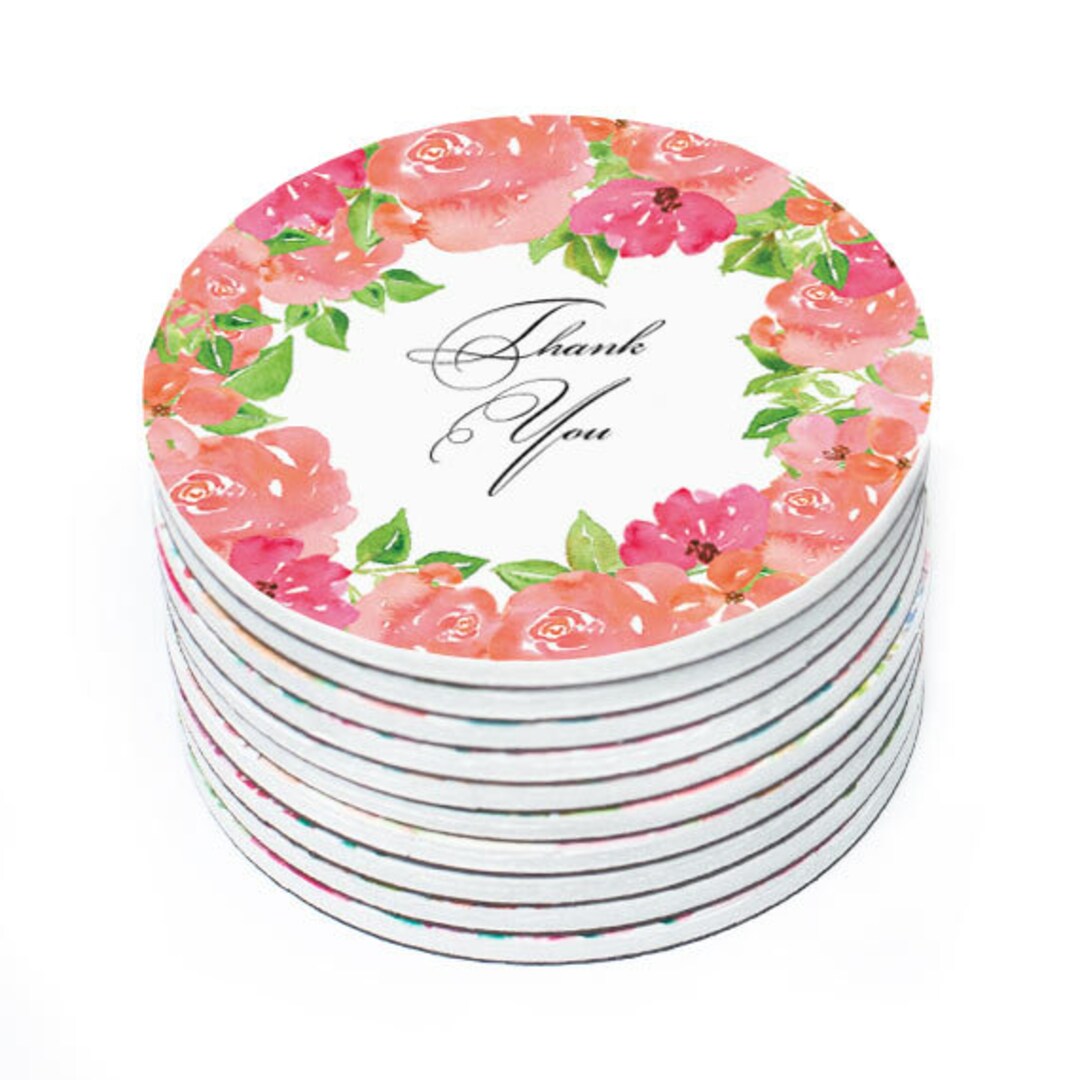 Thick Wedding Magnets, Thank You Magnets, Personalized Wedding Favors ...