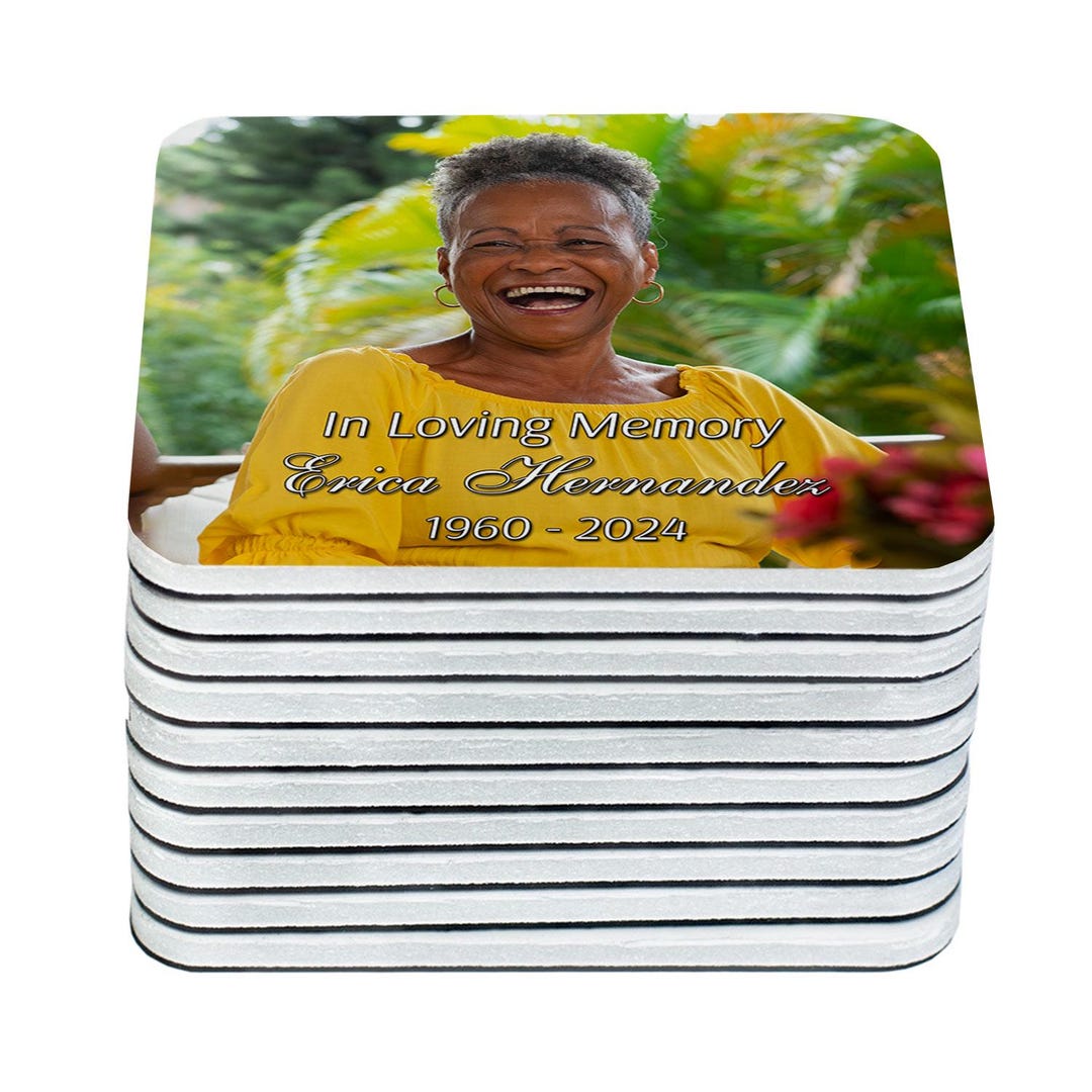 In Loving Memory Photo Magnets - Custom Memorial Keepsakes for Funeral ...