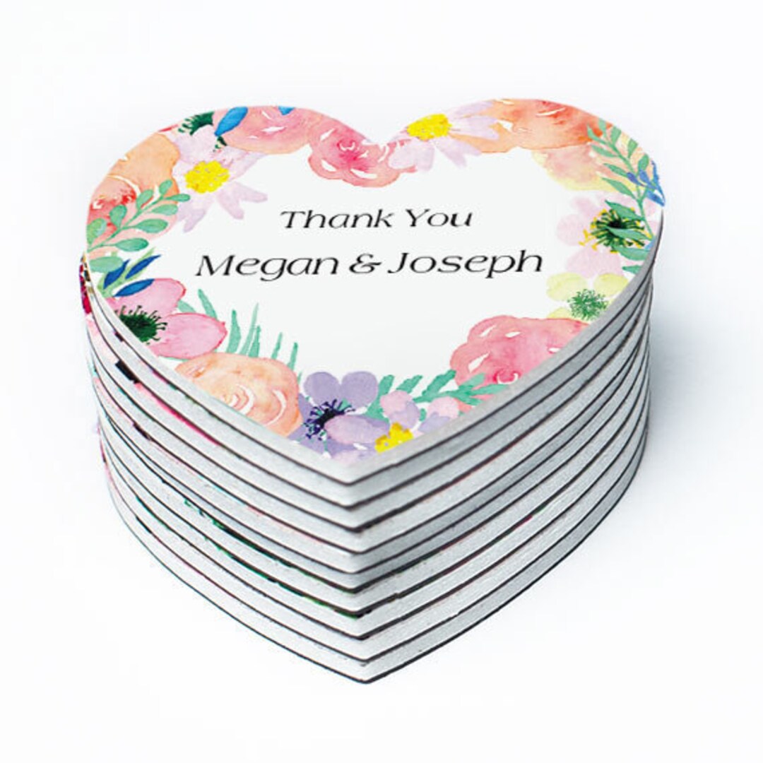 Thank You Gift, Thank You Magnets, Wedding Magnets - Etsy