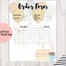 Event Planning Order Form Template, Editable PDF Download - Party ...