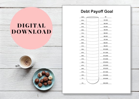 Debt tracker Pack Debt Tracker Printables DIGITAL DOWNLOAD 6x Debt ...