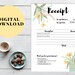 Flower Shop Invoice Template, Receipt Template, Quotation Form and ...
