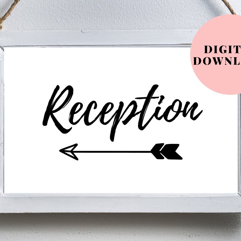 Reception Signs - Etsy