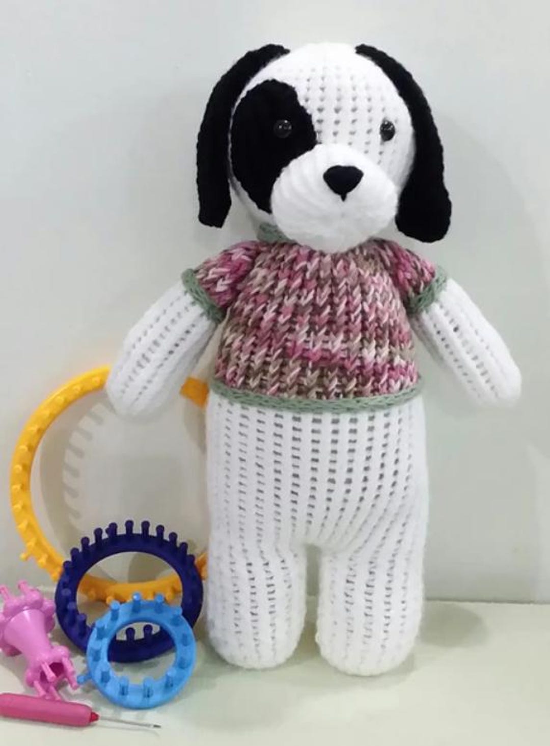 Loom Knit Super Big Dog - Etsy
