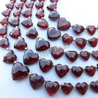 Garnet Heart - Etsy