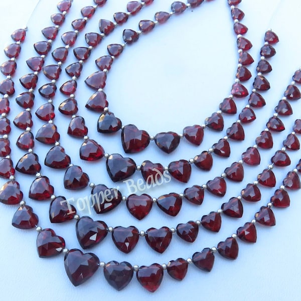 Garnet Heart - Etsy