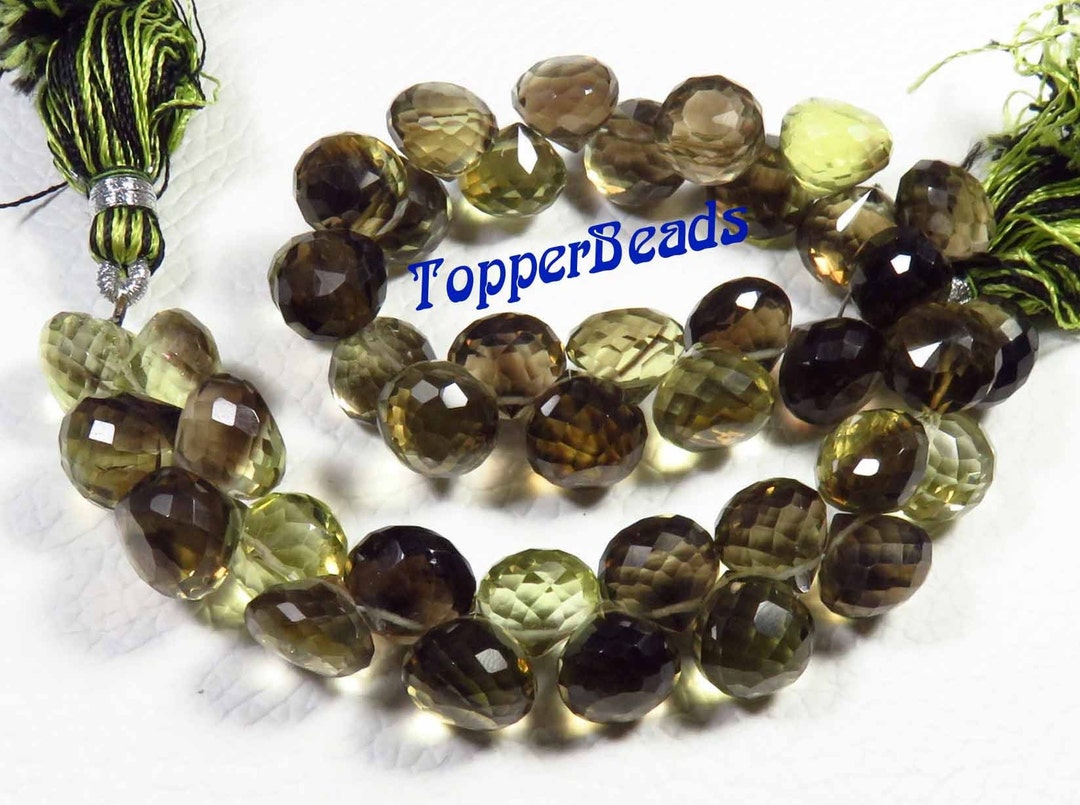Bio Lemon Shaded Quartz Faceted Beads, 8strand, Natural Bio Lemon ...