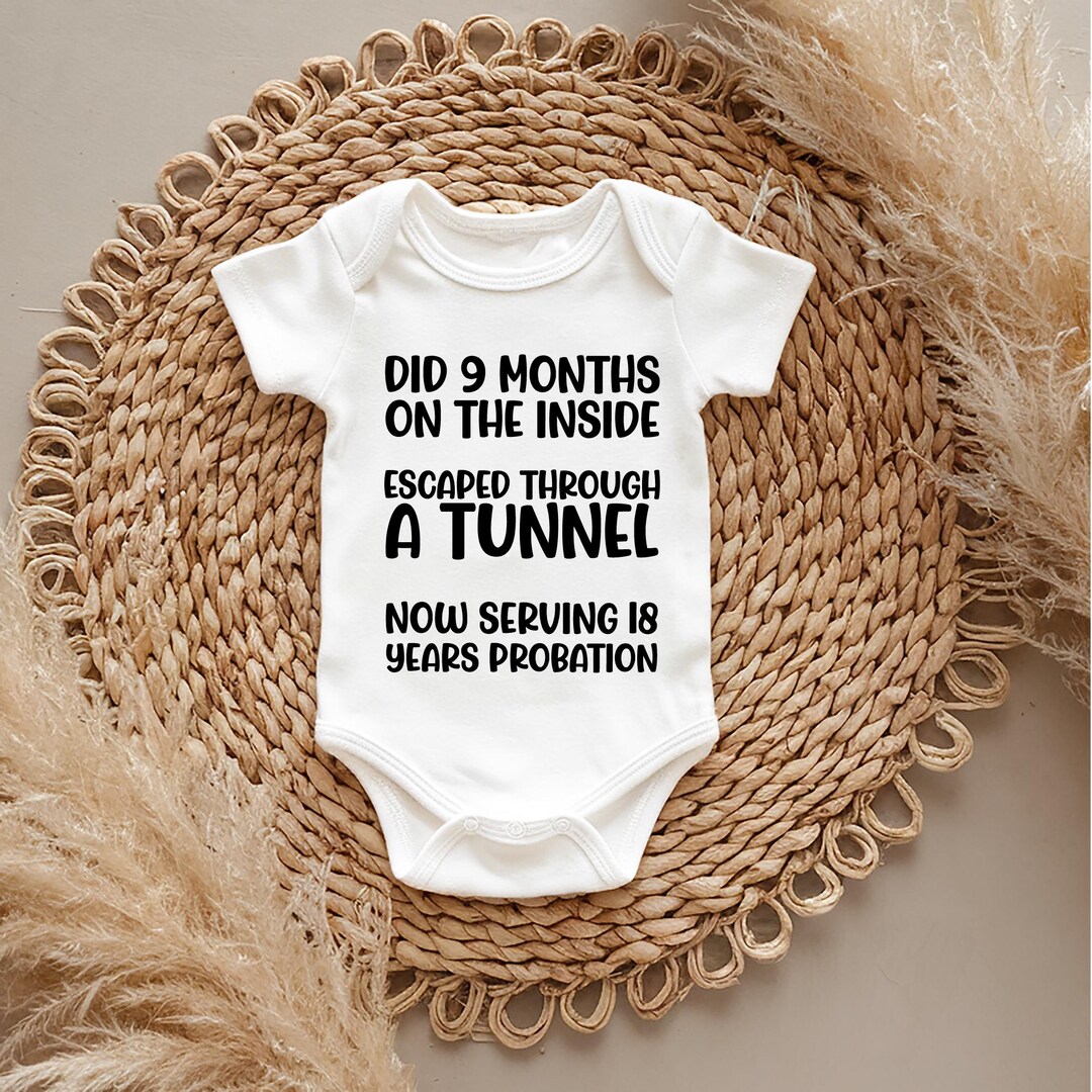 Funny Baby Vest Held Captive for 9 Months Newborn Outfit - Etsy UK
