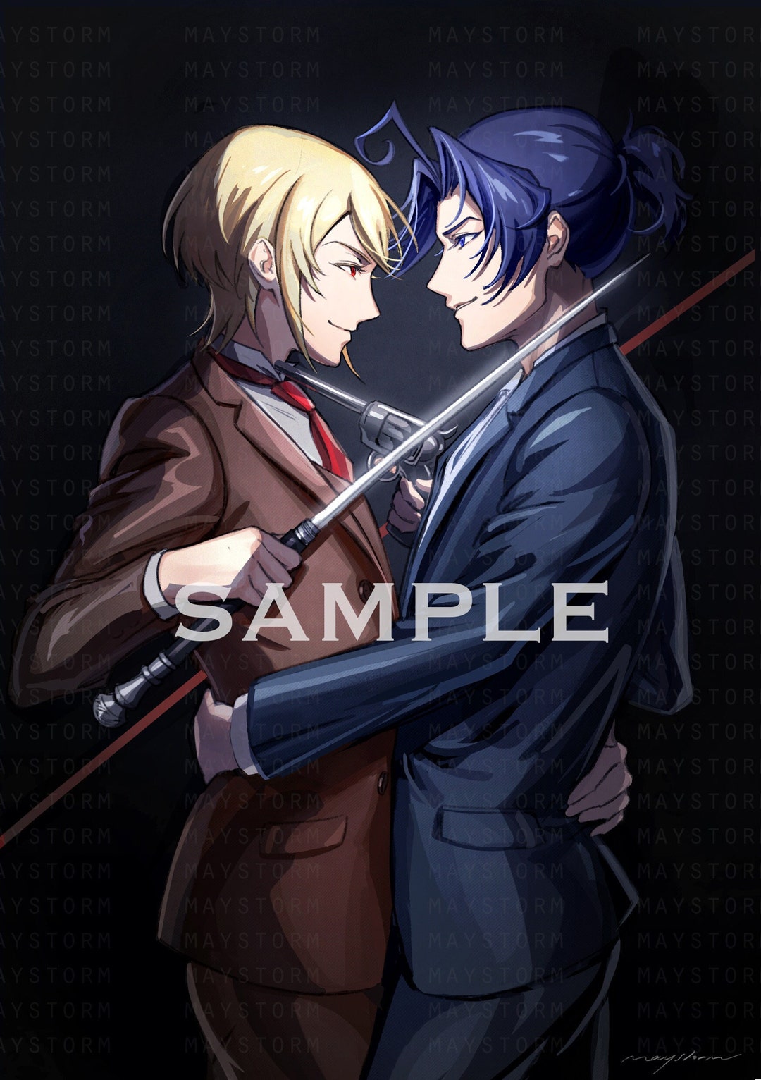 Sherliam A4 Art Print Yuumori Anime Poster - Etsy