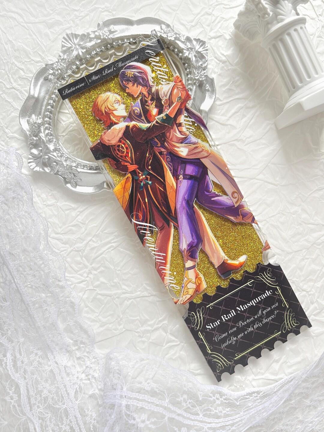 Honkai Star Rail Ratiorine Lava Glitter Acrylic Ticket - HSR ...