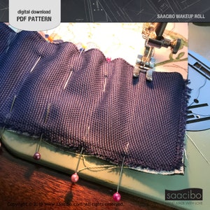 Printable Pdf, PDF Sewing Pattern, Digital, Brushes Roll, Brush ...