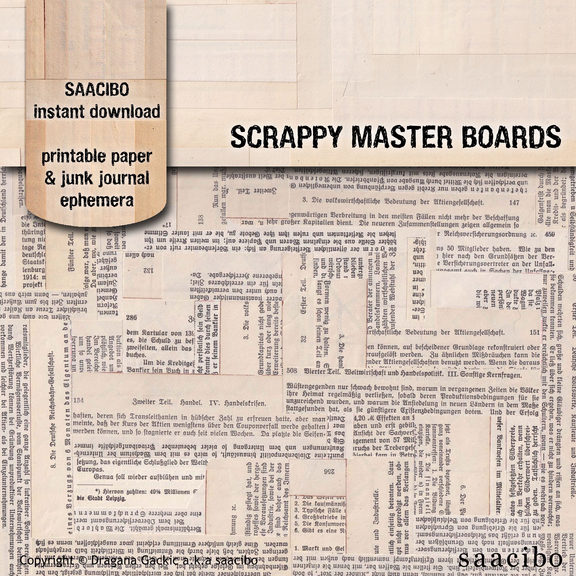 Scrappy Master Boards Collection, Printable Images, Instant Download ...
