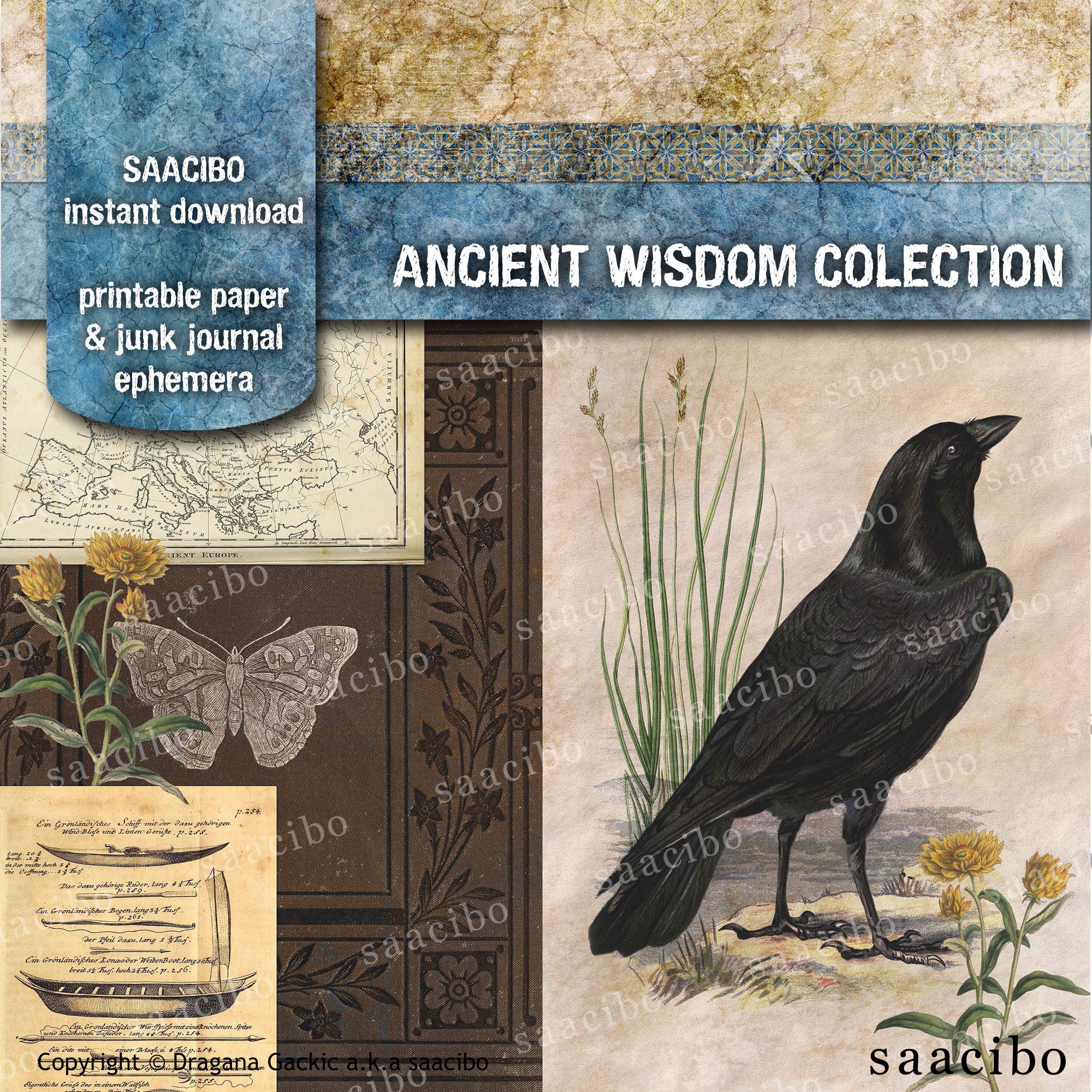 Ancient Wisdom Collection Printable Images Instant Download - Etsy