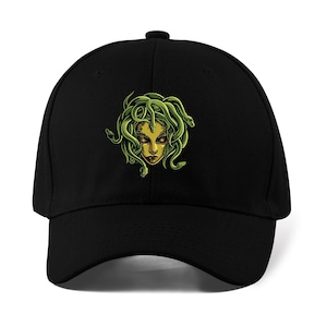 Medusa Gorgon Ancient Greek Goddess Unisex DTF Printed Logo Baseball Cap Dad Hat Sport Cap - Etsy