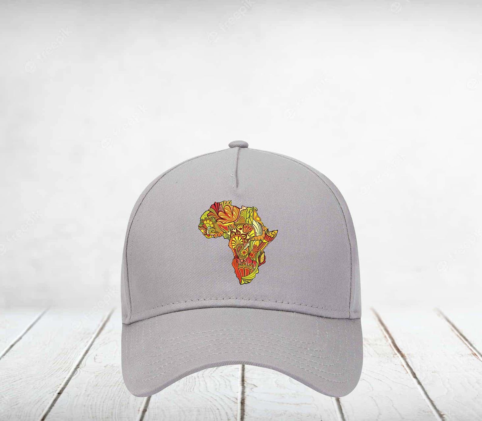 Ethnic Floral Beautiful Africa Continent Map DTF Printed Unisex ...