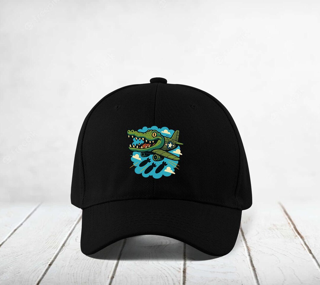 Bombardiro Crocodilo Italian Brainrot Funny Unisex Printed Baseball Cap ...