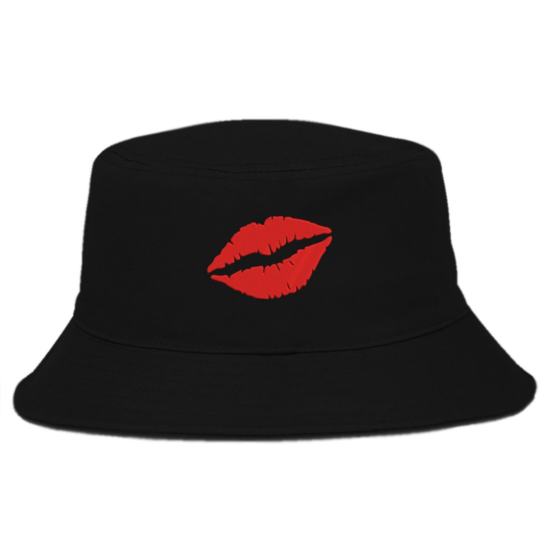 Lips Kiss Logo Funny Premium Quality Recycled Polymers Breathable ...