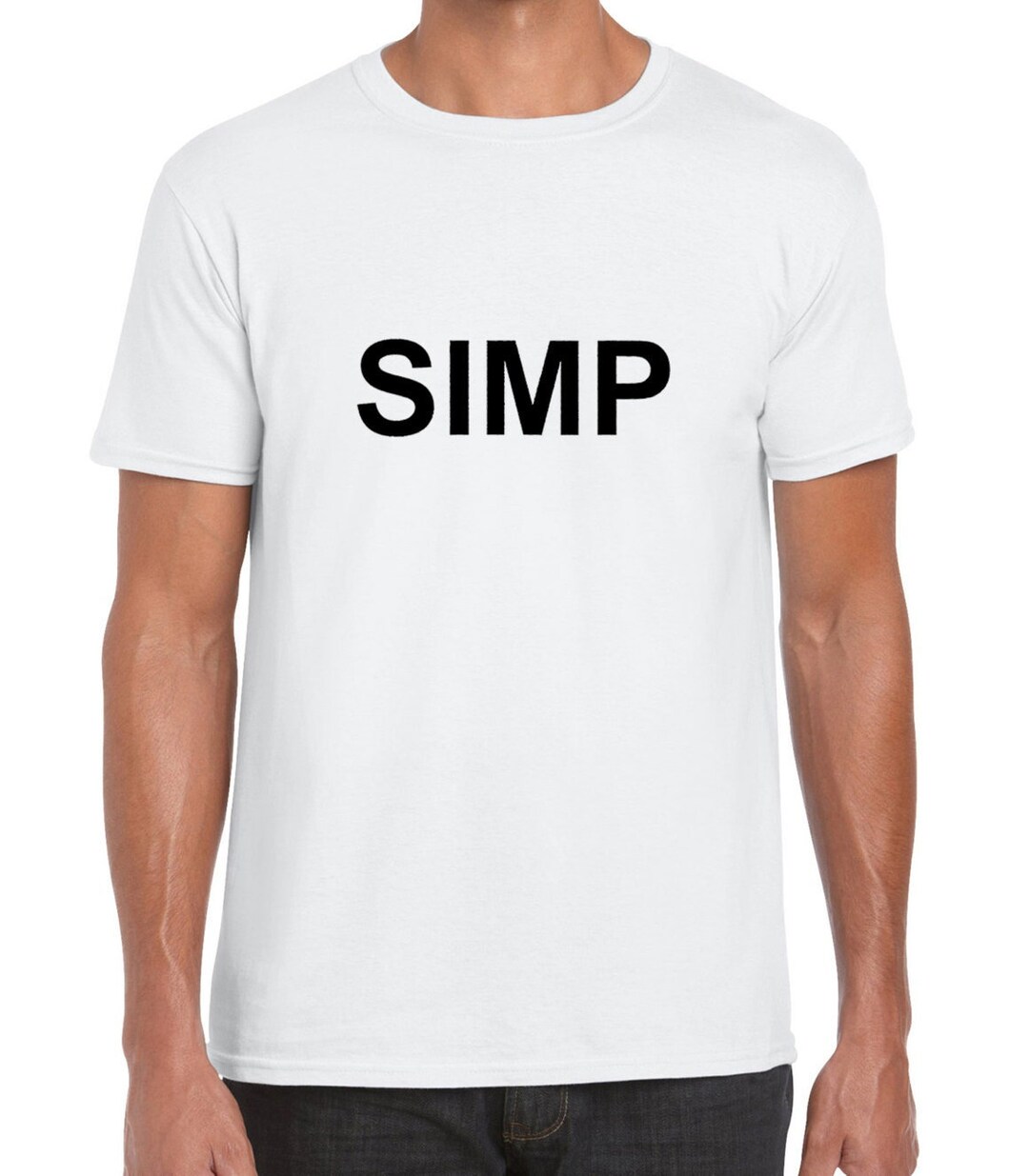 Simp Funny Logo Printed Cotton T-shirt Top Tee Men's Women's Unisex - Etsy