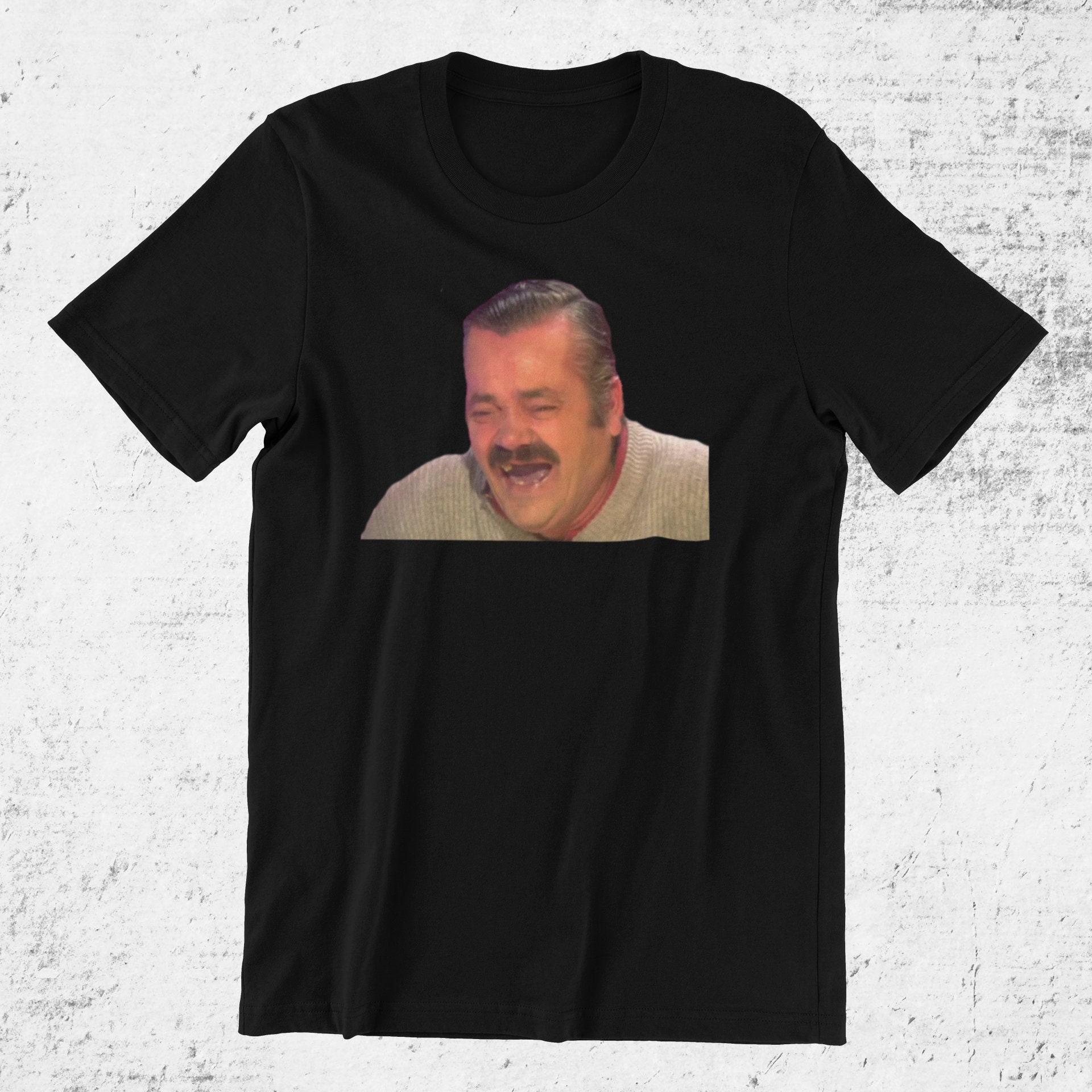 El Risitas Meme Laughing Man Printed Cotton T Shirt Top Tee Mens Women