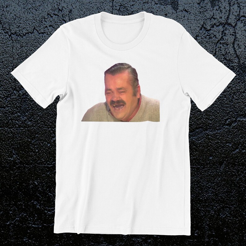 El Risitas Meme Laughing Man Printed Cotton T-shirt Top Tee Men's Women ...