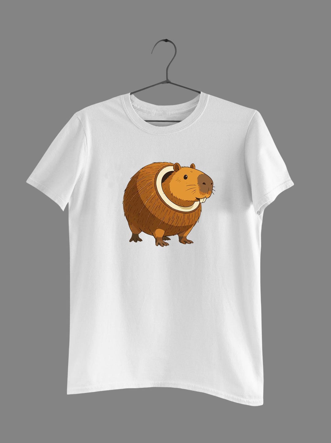 Burbaloni Luliloli Italian Brainrot Funny Coconut Capybara Men's Unisex ...