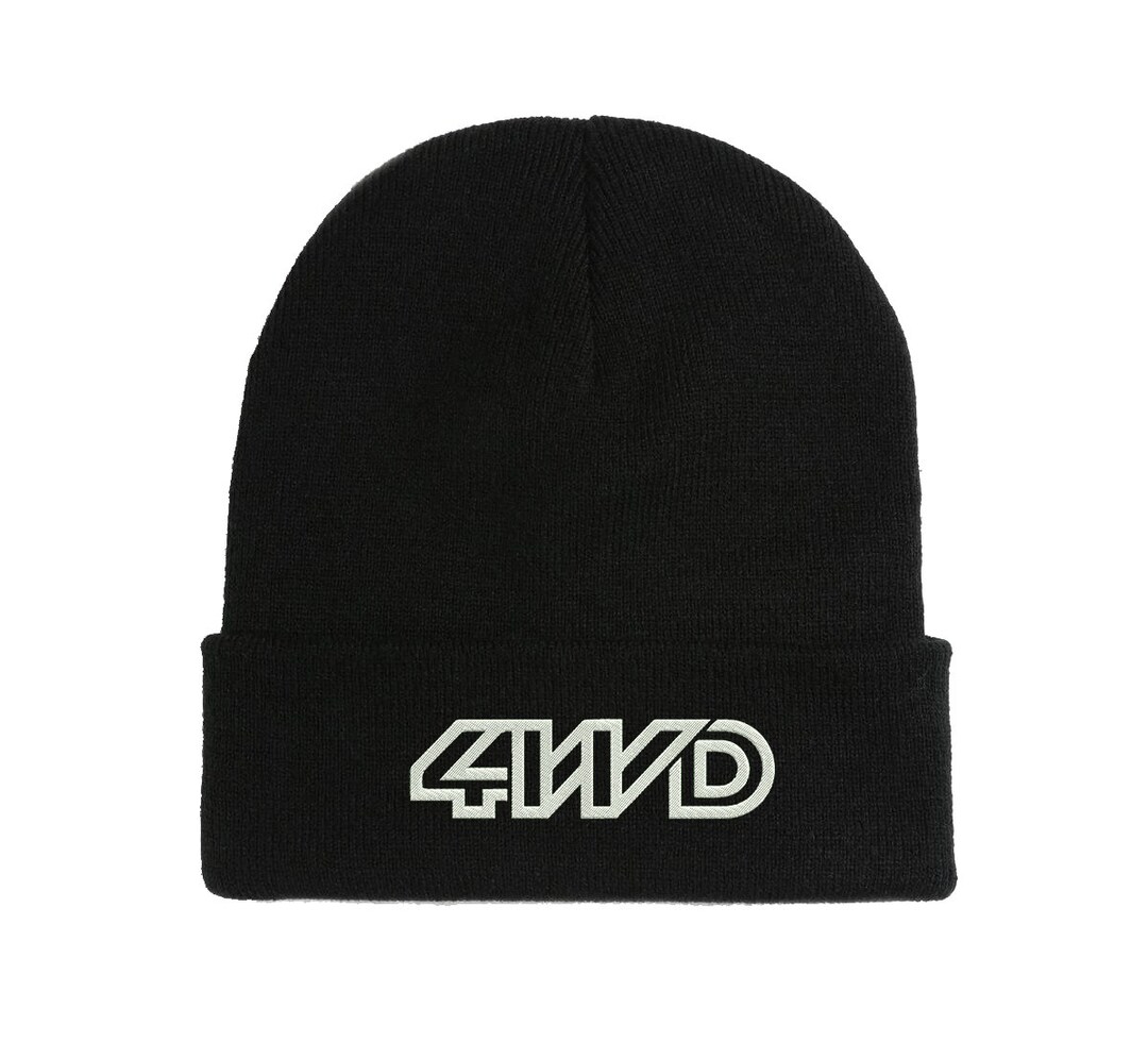 4WD Four Wheel Drive Car Logo Embroidered Beanie Hat Winter Autumn Cap ...